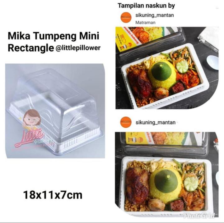 (Isi 50pcs)CT180 MINIMALIS/Mika Tumpeng Mini Minimalis 18cm/Kotak ...