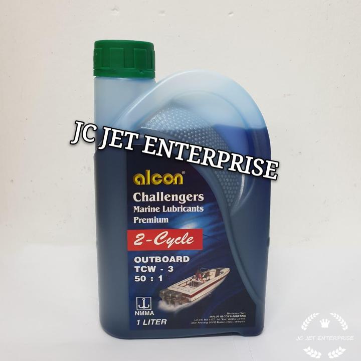 Alcon Outboard Marine Lubricants 2-Stroke 2T TCW-3 Engine Oil 1L (Made ...
