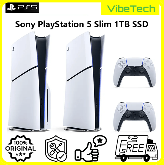 New 2023 Sony PlayStation 5 PS5 Slim Console Physical Standard Disc ...