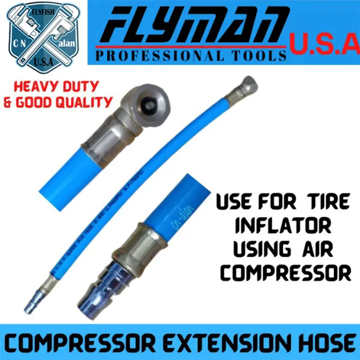 Flyman Tools Rubber Tire Inflator hose 35cm ( Hose Pito ) | Lazada PH