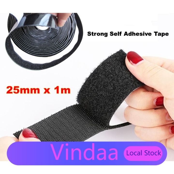 1/2/3meter Self Adhesive Hook Loop Velcro Tape Adhesive Sticker Velcros ...