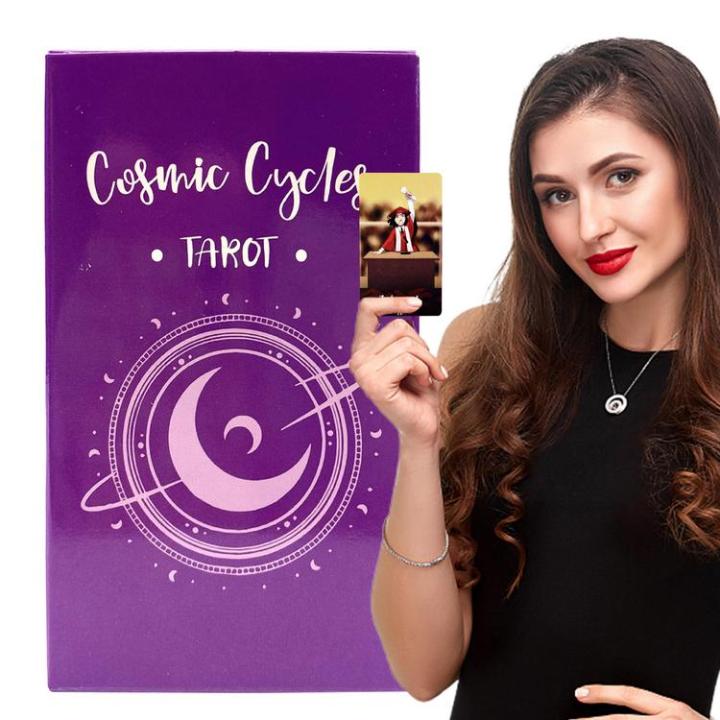 Standard Tarot Decks Cosmic Cycles Tarot Divination Tools English ...