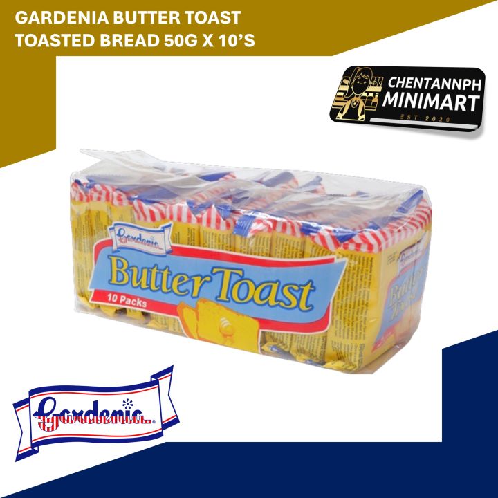 Gardenia Butter Toast Bread 50g x 10 pieces | Lazada PH