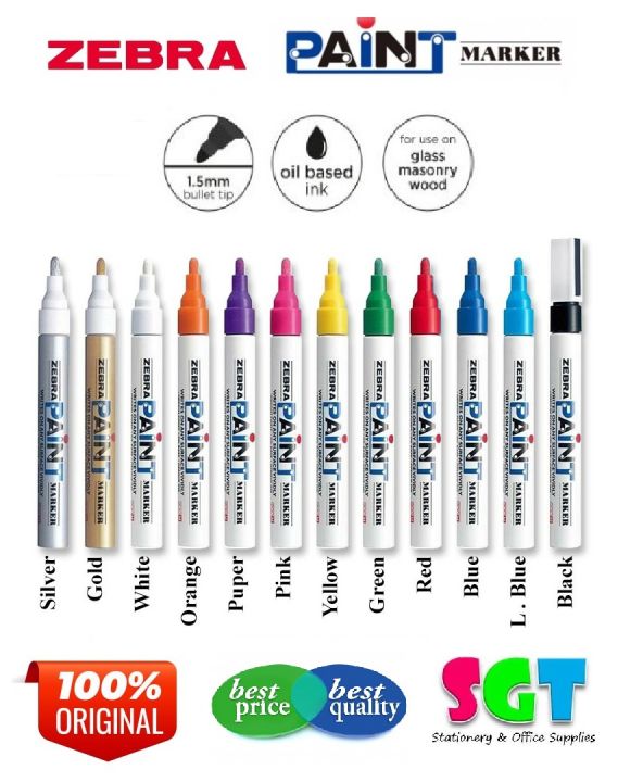 ZEBRA Paint Marker MOP-200MZ - 1 Piece | Lazada