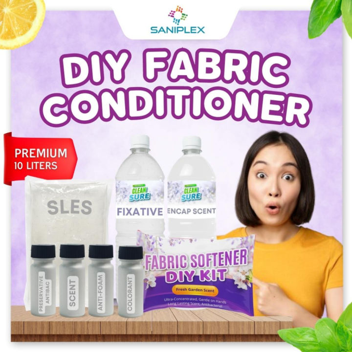 Saniplex Premium Fabric Conditioner Kit 10 Liters Yield with Complete ...