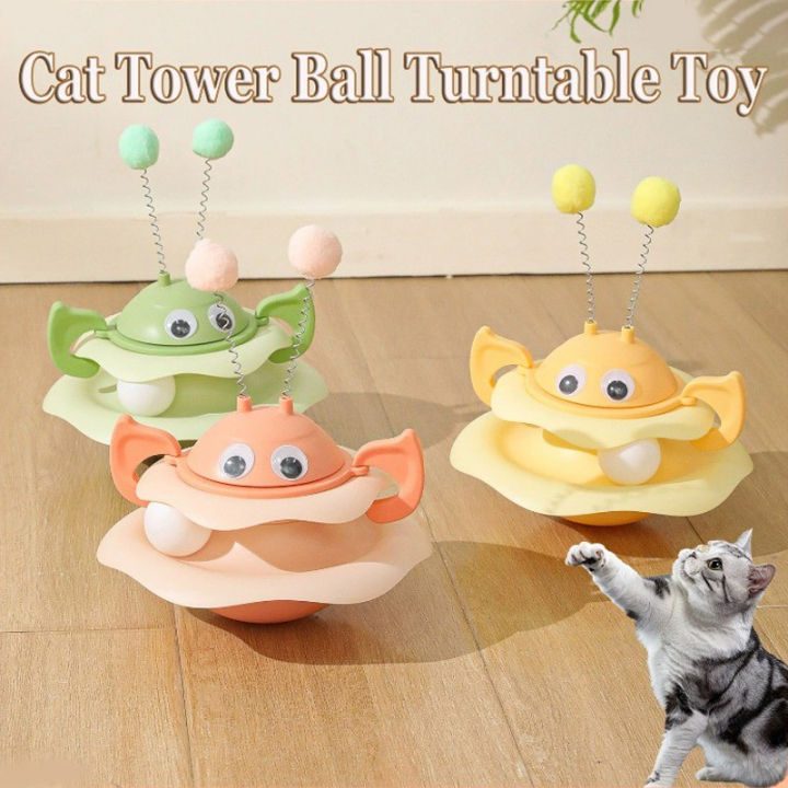 Cat Tumbling Rotating Toy Spinning Balls Self-happy Fun Toy | Lazada PH