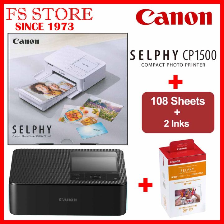 CANON CP1500 PRINTER FREE RP108 PAPER (108 PCS + INK)(1BOX)/CANON ...