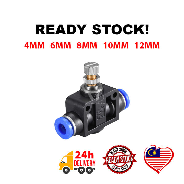 [READY STOCK] Pneumatic Push In Quick Fitting / One Touch Air Fitting ...
