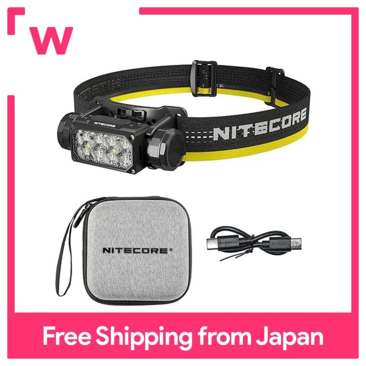 NITECORE HC65 UHE Headlight 2000 lumens with 8 NiteLab UHE LEDs using 1 ...