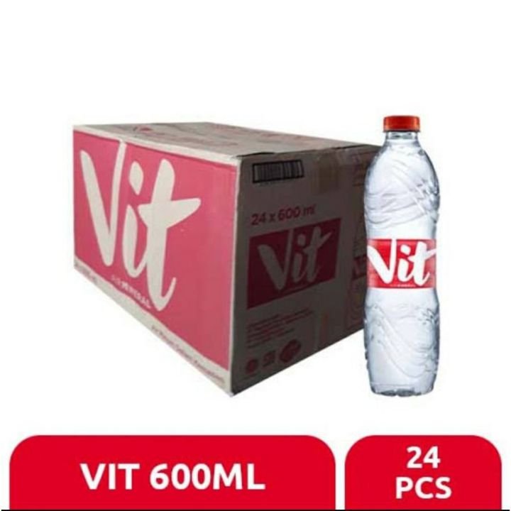 Vit Air Mineral 600 ml 1 Dus 24 Botol | Lazada Indonesia