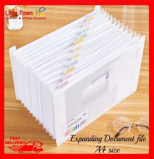 Office student storage classification organ bag expanding document file ...