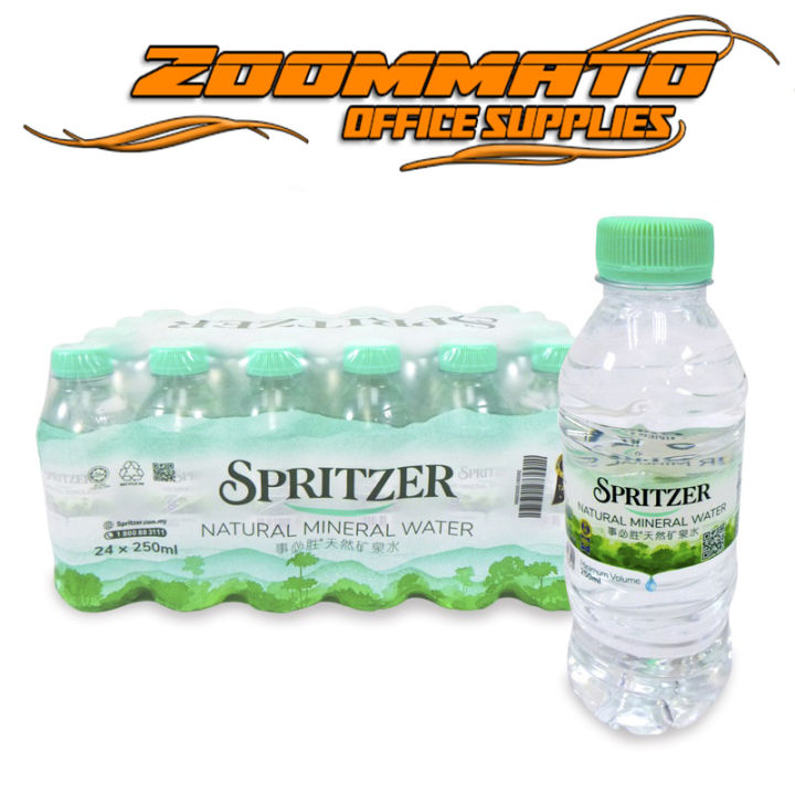 0.25L x 24 Spritzer Natural Mineral Water - Shrink Wrap | Lazada