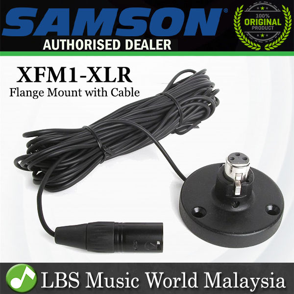 Samson XFM1-XLR Flange Mount with Cable (XFM1XLR Samson XFM1 XLR) | Lazada