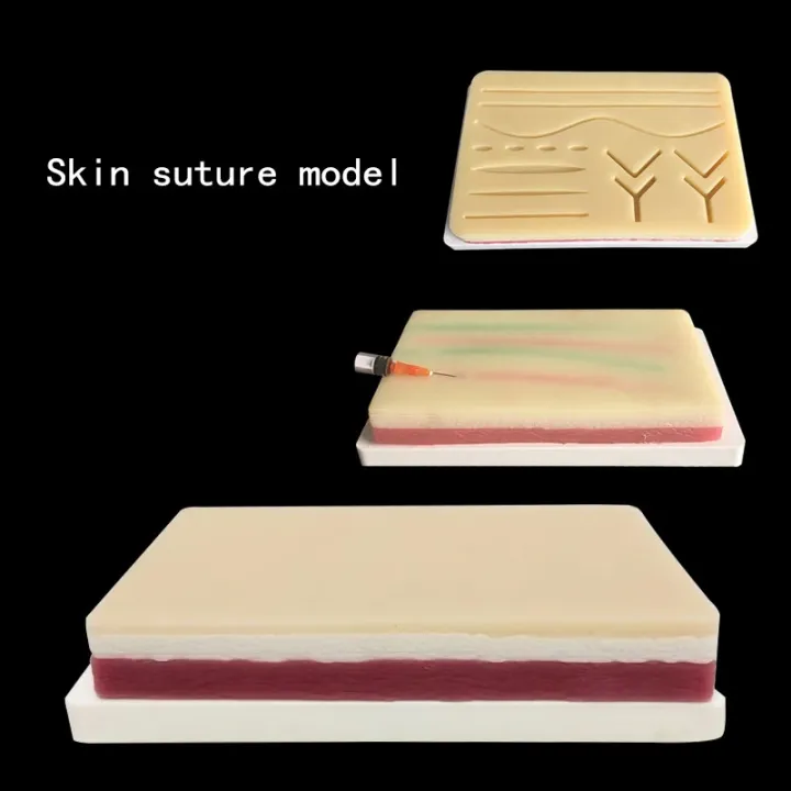 3Types Suture Training Kit Human Traumatic Skin Model Suturing Practice ...
