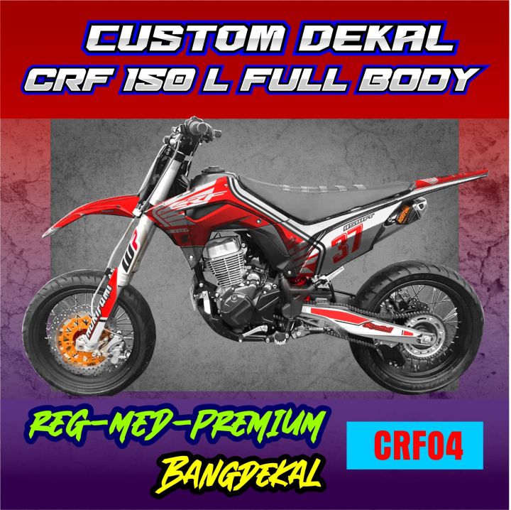 Stiker Decal CRF 150 L Custom Full Body Model Desain CRF4 | Lazada ...