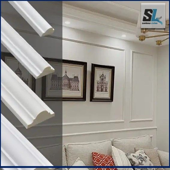 Lis List Border Profil Wall Moulding/Molding PVC Dekorasi Hiasan ...