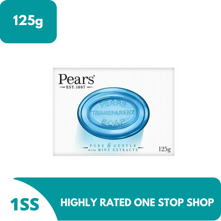 Pears Bar Soap Pure & Gentle with Mint Extracts 125g | Lazada PH