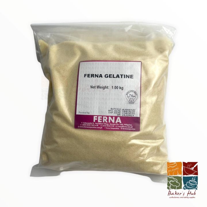 Ferna Clear & Unflavored Gelatine Powder 500g/1kg | Lazada PH
