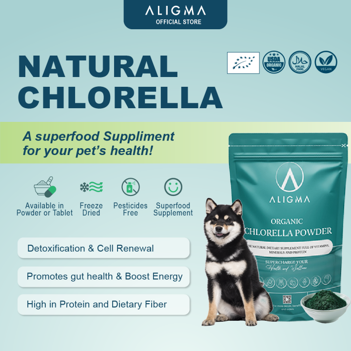 Aligma Pure and Premium Organic Chlorella Powder | Pet Food Supplements ...