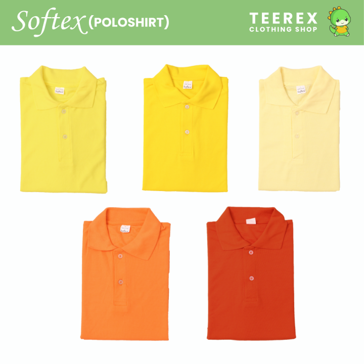 SOFTEX Honeycomb UNISEX PLAIN POLO SHIRT LIGHT GOLD YELLOW (BEST SELLER ...