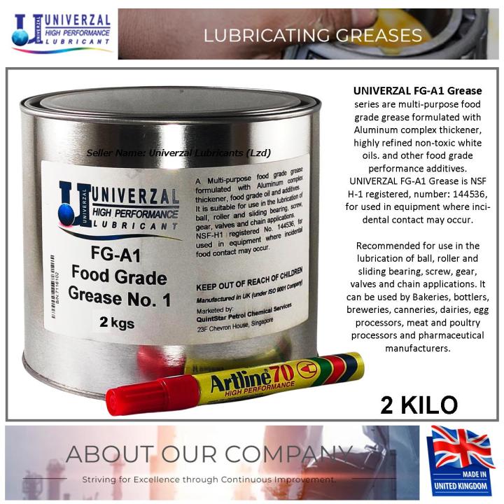 Univerzal Food Grade Grease GALLON Grade 1 2 KILO Grease Food Grade ...