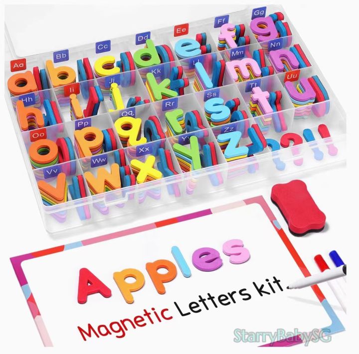 SG Seller| Classroom Colorful Magnetic Alphabet Letters Numbers Kit ...