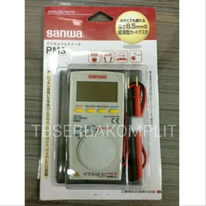 SANWA PM3 Digital Multimeter Multitester Original 100% Asli Sanwa PM-3 ...