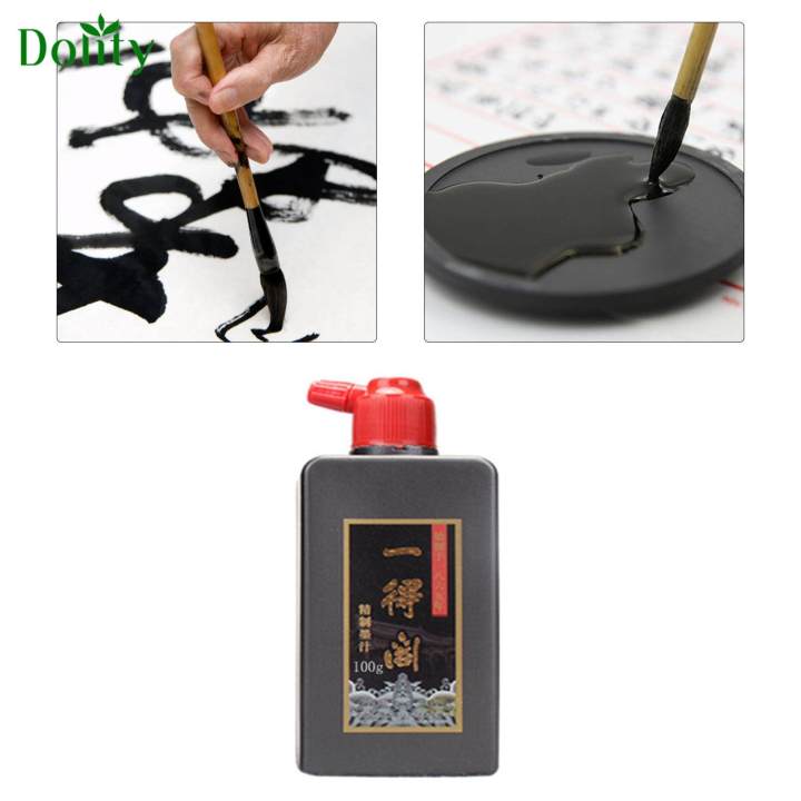 Dolity Black Calligraphy Ink Japanese Calligraphy Practice Writing ...