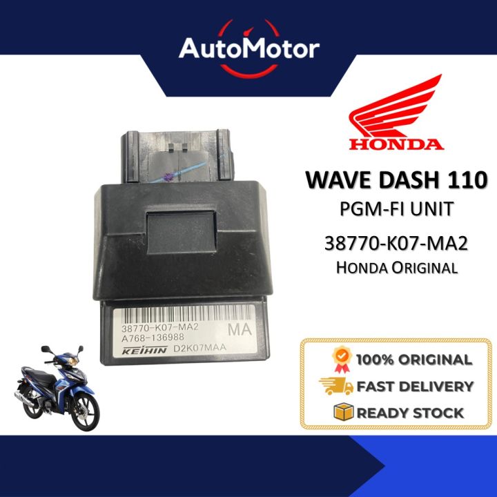 100% ORIGINAL HONDA DASH110 FI DASH 2 FI V2 ECU ENGINE CONTROL UNIT ...