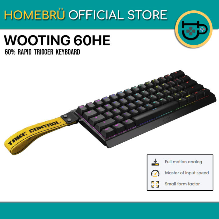 Wooting 60HE+ 60% Gaming Rapid Trigger Keyboard | Lazada PH