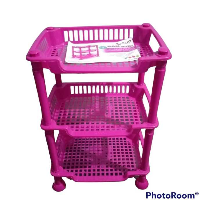 TERMURAH....!!! RAK CLEO VIDI \ RAK PLASTIK SERBAGUNA, 3 VARIAN WARNA ...