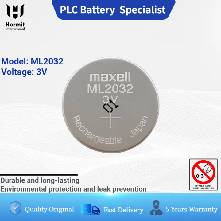 ML2032 rechargeable button battery 3V replaces CR2032 | Lazada PH