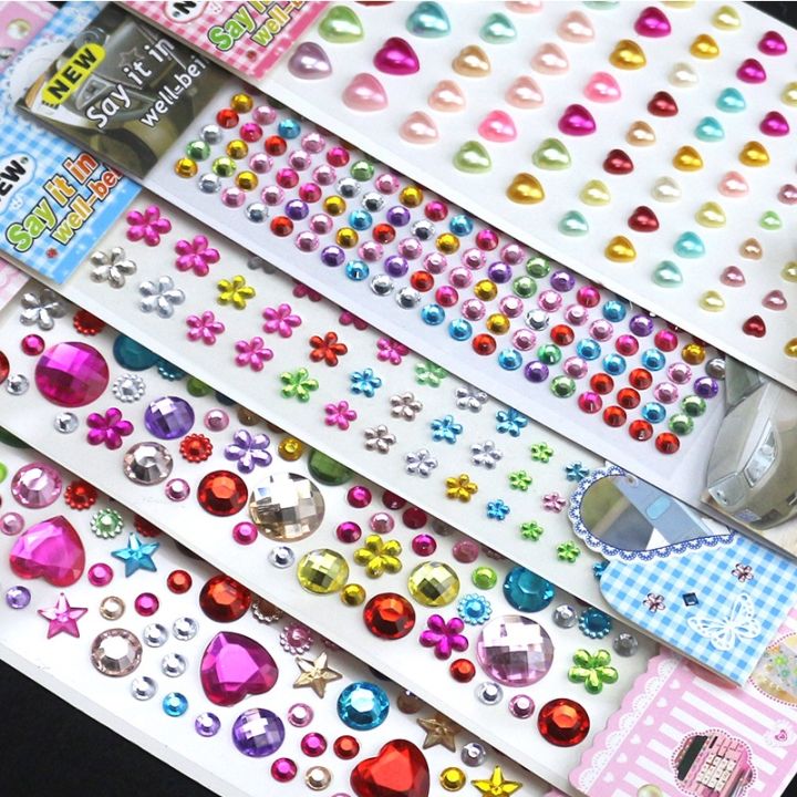 Acrylic Diamond Decor Stickers Student DIY Stickers | Lazada