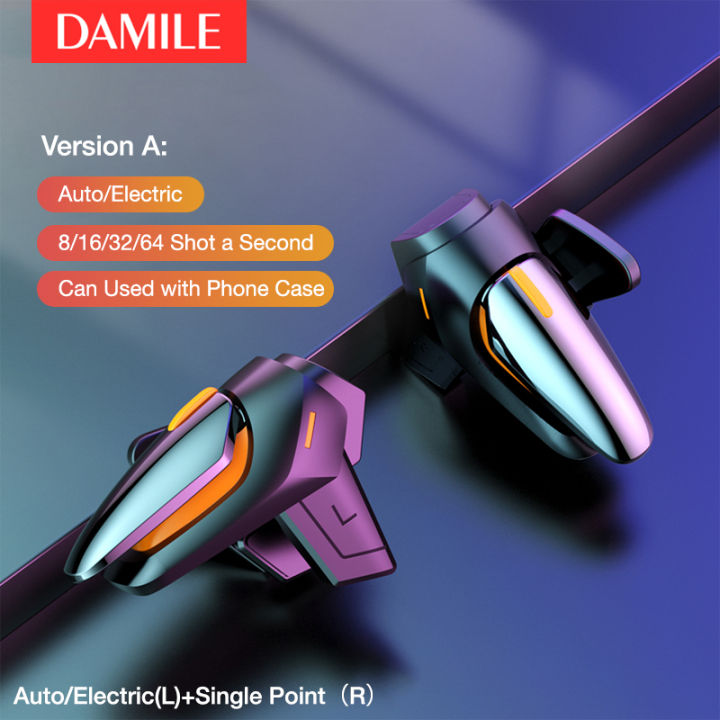 DAMILE PUBG Trigger Controller Gamepad Controller L1R1 Joystick Gaming ...