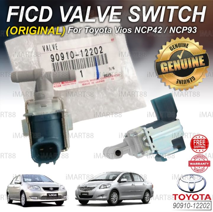 ORIGINAL TOYOTA VIOS NCP42 NCP93 YARIS FICD SOLENOID VACUUM VALVE ...