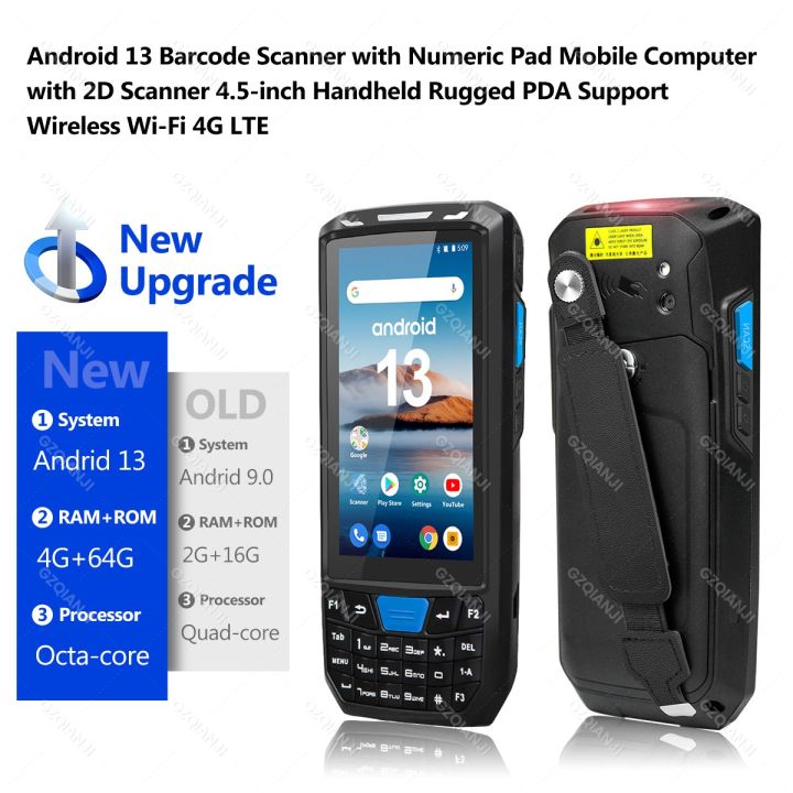 Honeywell 1d 2d Scanner Android Pda Rugged Handheld Terminal Pda Data