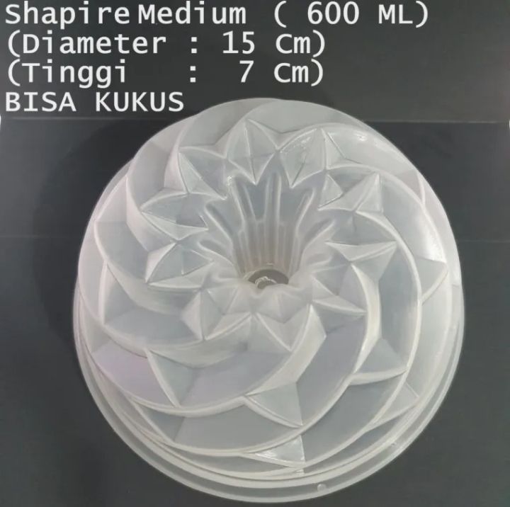 CETAKAN PUDING AGAR MEDIUM MOTIF SAPHIRE / CETAKAN KUE BOLU KUKUS | Lazada Indonesia