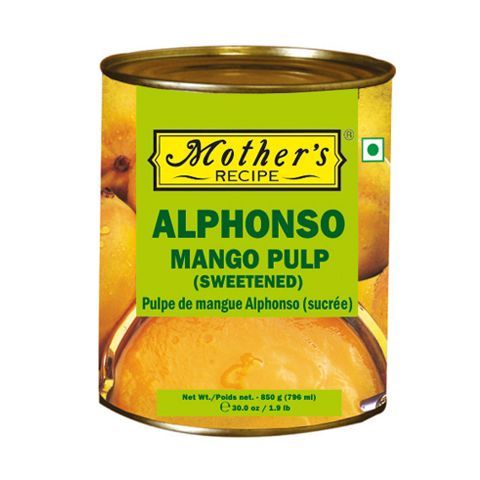 Mother's Recipe Alphonso Mango Pulp (Mango Puree) Pure (Imported from ...