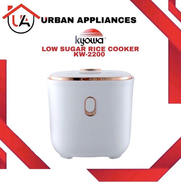 Kyowa Low Sugar Rice Cooker Non stick Pot 1.0 Liter (White) Kw-2200 ...