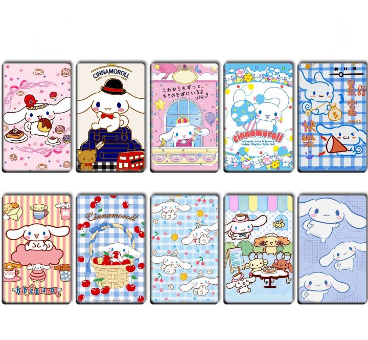 A Set of 10 Sanrio Cute Card Stickers Big-eared Dog Hello Kitty Kulomi ...