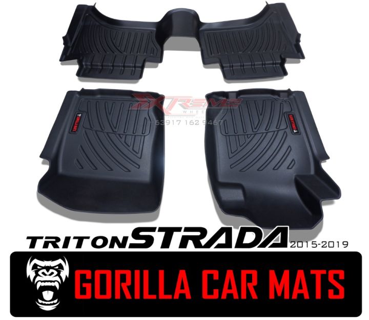 Mitsubishi Strada 2015-2023 Gorilla OEM deep dish matting Mitsubishi ...
