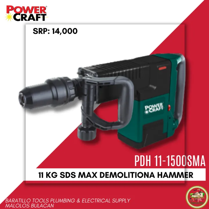 POWERCRAFT 3 MODE ROTARY HAMMER DRILL PRH 28-8003VE PCH-6-2300 SMA PDH ...