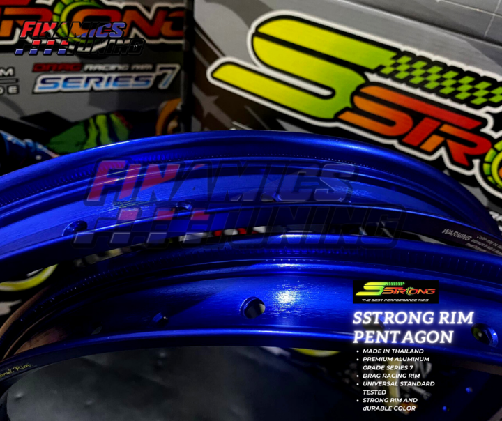 STRONG RIM PENTAGON THAILAND BROKEN SIZE 1.2/1.4 X 17" SIZE BLUE COLOR ...