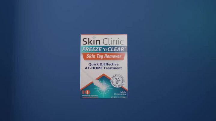 Skin Clinic Freeze 'n Clear Skin Tag Remover - Cryogenic Kit with 8 ...