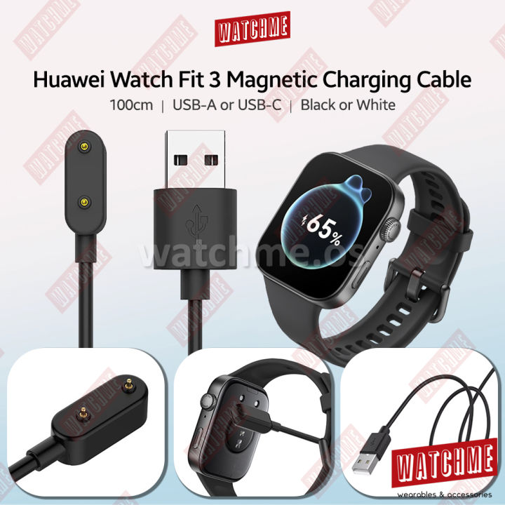 Huawei Watch Fit 3 Magnetic Charging USB Cable, USB Type C 100cm (3 ...