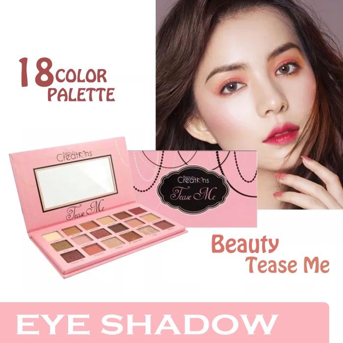 Hope Store Eyeshadow Glitter Matte Beauty Creations Tease Me 18 Color ...