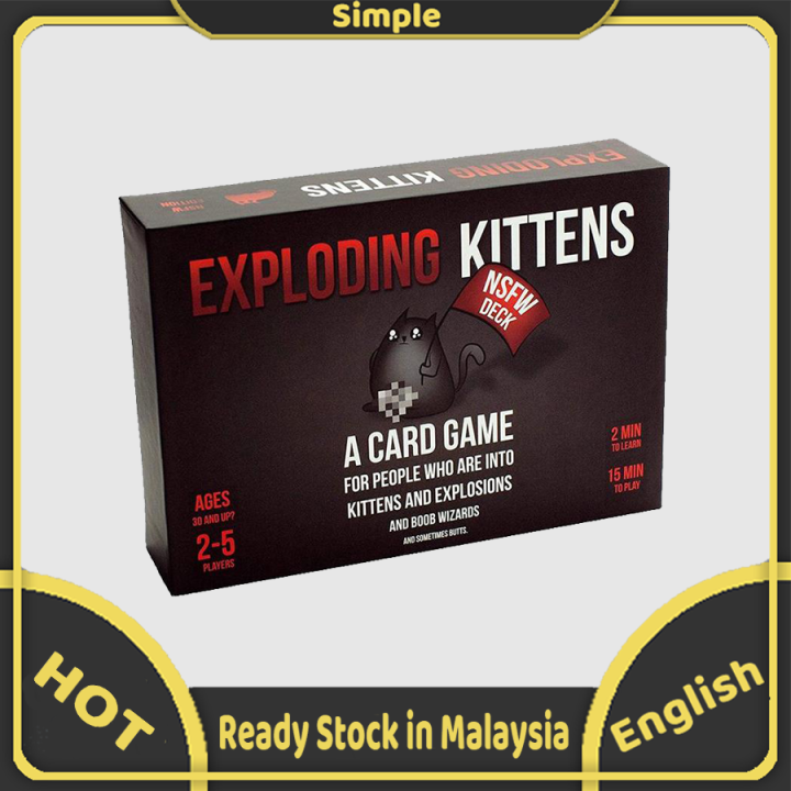 Exploding Kittens: NSFW Edition (Explicit Content - ADULTS ONLY!) Card ...