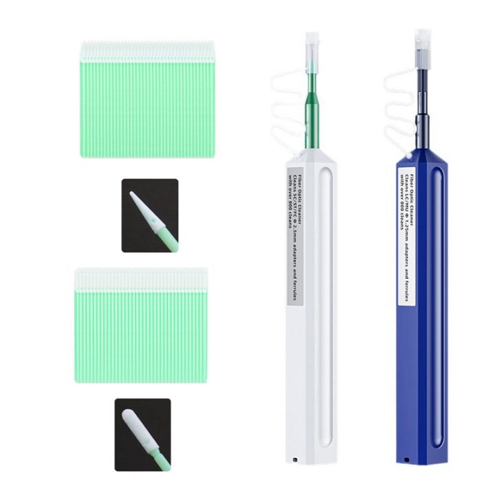 Optical Fiber Connector Cleaner 2.5+ 1.25mm Fiber Optic Cleaning Pen ...