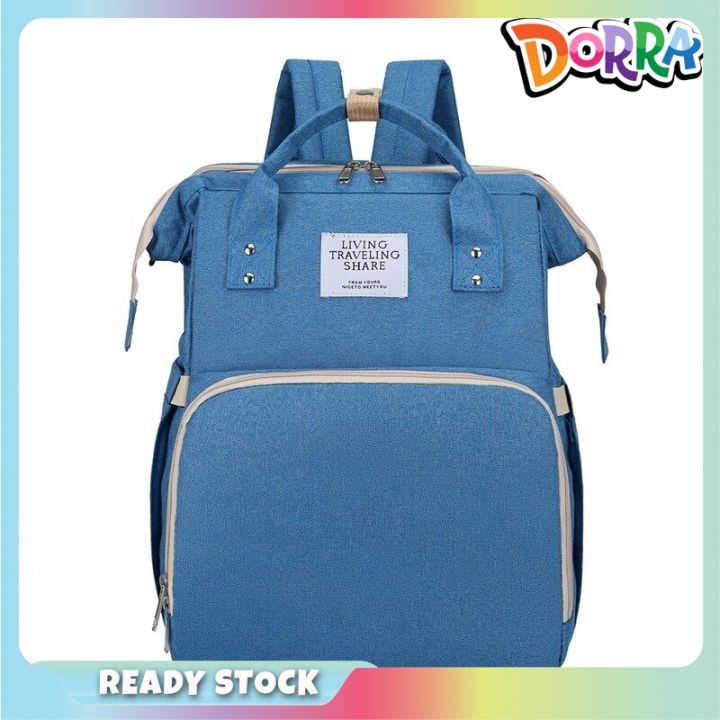 READY STOCK 妈咪便携带婴儿尿布床包包 Mummy Beg Baby Diaper Bed Bag | Lazada