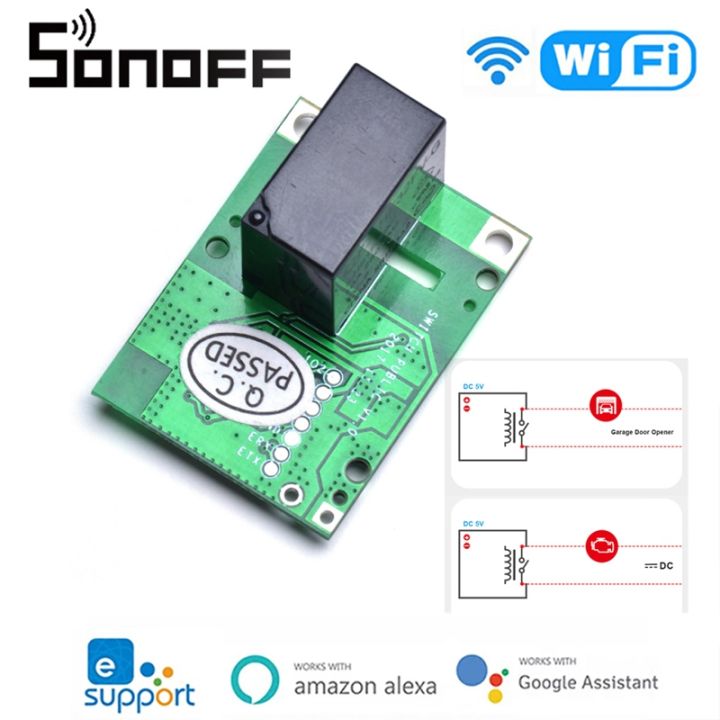 SONOFF RE5V1C Relay Module 5V WiFi DIY Smart Switch Dry Contact Output ...